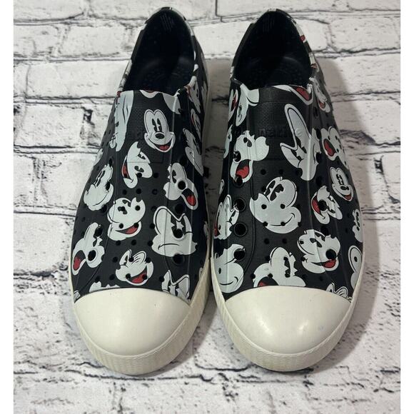 Native | Shoes | Disney Parks Native Mickey Mouse Black Slip On Shoes ...